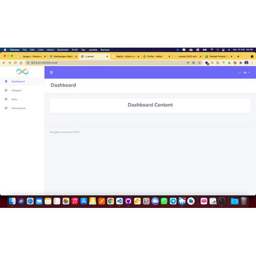 Jual Laravel GUI CRUD Admin Panel API Generator InfyOmLabs Kab