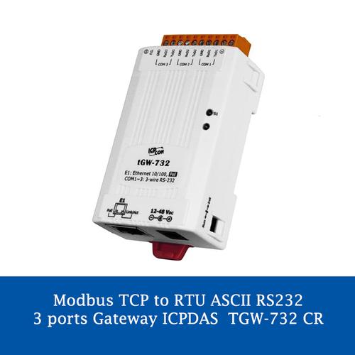 Jual Modbus TCP To RTU ASCII RS232 3 Ports Gateway ICPDAS TGW 732 CR