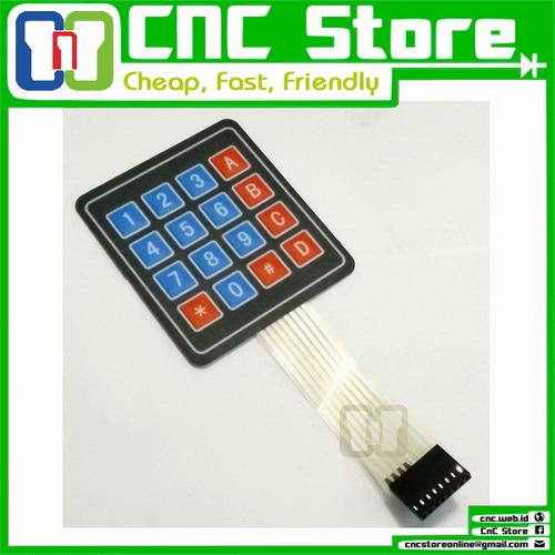 Jual 4X4 MATRIX ARRAY 16 KEY MEMBRANE MEMBRAN SWITCH KEYPAD 4 4 Kab