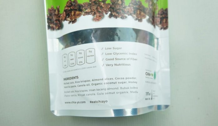 Review Chia-Yo: Homemade Granola Dark Chocolate - Tokopedia Blog