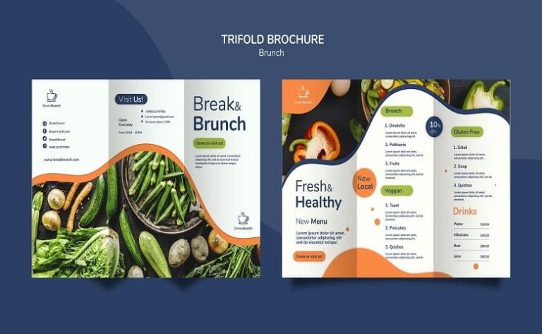 6 Ide Desain Brosur untuk Promosi Makanan - Tokopedia Blog