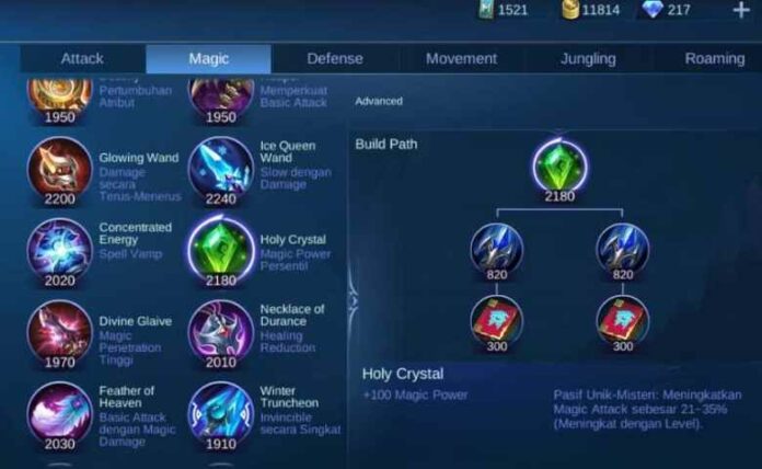 Rekomendasi Build Nana Tersakit Mobile Legends 2021