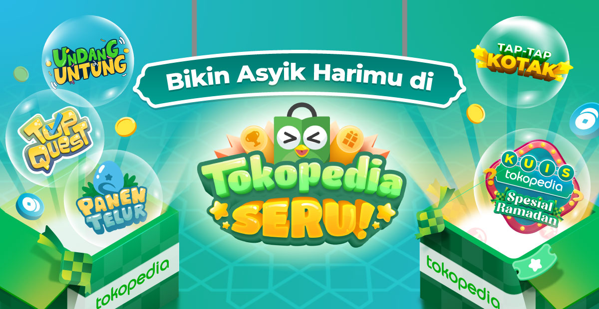 Daftar Game yang Bisa Dimainkan di Tokopedia Seru untuk Temani kamu ...