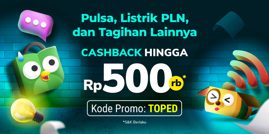 Promo Bayar Tagihan, Top-up, hingga Tiket Pesawat - Cashback s.d ...
