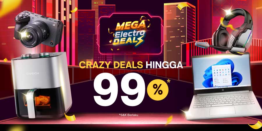 Tokopedia Harbolnas: Borong Barang Elektronik, Diskon s.d 99% dan Serba 12!