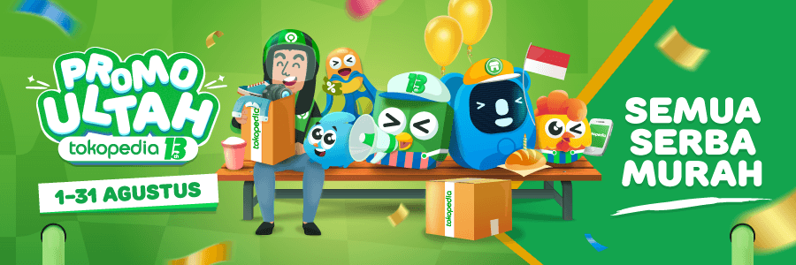 Promo Ulang Tahun Tokopedia ke-13, Serba Murah Sepanjang Bulan!