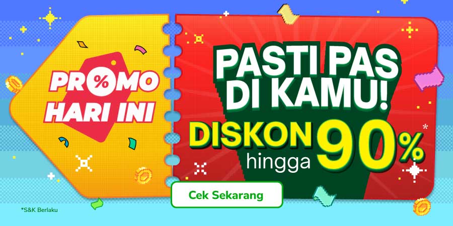 Promo Hari Ini Tokopedia: Flash Sale & Diskon s.d 90% Seharian!