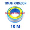 Jual TIMAH TENOL PARAGON 10M TINOL PATRI KAWAT SOLDER WIRE 10 METER ...