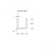Jual List U Stainless Profile U Shape Stainless Plat Siku Profil U ...