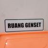 Jual SIGN AKRILIK K3 RAMBU SAFETY RUANG GENSET UKURAN 10X30CM - Jakarta ...