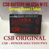 Jual Baterai CSB HR 1234W F2, 12V 34W/CELL/1.67V/15Min CSB Battery 12V ...