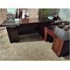 Jual meja kantor meja keja leter L meja direktur minimalis kayu jati ...