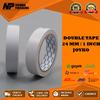 Jual DOUBLE TAPE DOBEL TIP 1 INCH 24 MM X 15 YARD JOYKO KUALITAS DAIMARU tipe Merah Putih Rol ...
