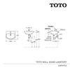 Promo TOTO Wall Hung Lavatory 1 Tap Hole / Wastafel LW247CJ - BODY ONLY ...