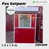 Jual Pos Satpam - Portable Pos Jaga Security - 1,5 x 1,5 m - Kota ...