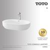 Promo TOTO Oval Console Lavatory / Wastafel LW896J - COMPLETE SET Cicil 0% 3x - Kab. Gresik ...