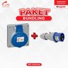 Promo Legrand Plug dan Socket Panel Mounting P17 16A 3 pin IP44 Biru ...