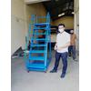 Jual Tangga Dorong Barang Gudang Pabrik . Rolling Ladders . Mobile ...