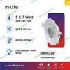 Jual LAMPU DOWNLIGHT SPOTLIGHT 5WATT / 7WATT INDC236 INLITE /LED MINI 5W 7W - INLITE, 9W SEMU ...