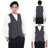 Jual Rompi Vest Jas Pria Formal Hitam Slimfit Kerja Kantor Premium ...
