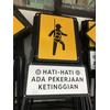 Jual Rambu Keselamatan Hati Hati Pekerjaan Ketinggian Safety Sign ...