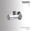 Promo TOTO Stop Valve w/o Flexible Hose / Stop Keran TX277SV1 - Kota ...