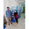 Jual Tangga Dorong Barang Gudang Pabrik . Rolling Ladders . Mobile ...