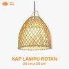 Jual Kap Lampu Rotan Dengan Kain Kap Lampu Unik Lampu Cafe Lampu Bambu ...