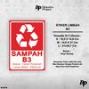 Jual Sign Sticker limbah b3 / stiker sampah b3 / stiker sampah limbah ...
