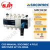 Jual COS / OHM SAKLAR CHANGE OVER SWITCH SOCOMEC SIRCOVER 4P 200A ORIGINAL - Jakarta Pusat ...