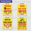 Jual Banner Terima Kos / Spanduk Kost I cetak Spanduk Kos-kosan Besar ...