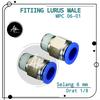 Jual fitting lurus male pneumatic selang 06MM DRAT 1/8 - Jakarta Barat - Artha Pneumatic | Tokopedia