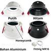 Jual Downlight Pinhole/ Spot light MR16/ Downlight LED/MR16 - Hitam ...