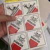 Jual Sticker Label Simbol B3 Stiker Bahan Berbahaya & Beracun 5x5cm (4 ...