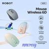 Promo Robot M370 Mouse Wireless Silent Click Optical 3200DPI 6D - Abu ...