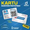 Jual CETAK KARTU BARCODE MY PERTAMINA (BAHAN PVC ID CARD) - PINK CARD ...