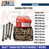 Jual WOWO Dynabolt Beton Tembok Tanam - Fisher Besi - Dinabolt M8 M10 ...