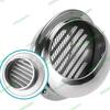 Jual 6 inch fan grill inline duct booster exhaust blower air vent cap ...