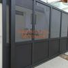 Jual pagar sliding plate minimalis kombinasi plate perforated - Kota ...