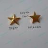 Jual pin bintang 4 cm polos - gold, 4 cm - Jakarta Timur - garuda sakti ...