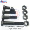 Jual M14x50 Baut Mur Baja 8.8 Hitam Hex HTB High Tensile 14x50 - Jakarta Utara - Sumber Baut ...