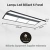 Jual Lampu LED Meja Billiard 6 Panel / Billiards Led Lamp - Kota ...