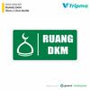 Jual Rambu Masjid Ruang DKM 15cmx30cm - Akrilik / Acrylic - Kota ...