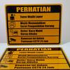 Jual Rambu Himbauan Perhatian Gerbang Perusahaan / Perumahan 80cm x ...