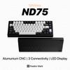 Jual Chilkey ND75 Wireless 75% LCD Mechanical Keyboard - Milky White 1.6mm - Jakarta Utara ...