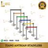 Promo Standing Barrier Tiang Antrian Railing Stand Pembatas Antrian ...