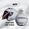 Jual Helm HRV Maximo Solid SNI Paket Ganteng Murah - BLACK DOFF - Kota ...