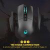 Promo Sades Ryunix KYU Pro MX1 / MX-1 Mouse Gaming Wireless Bluetooth MMO MOBA 3in1 Tri Mode ...