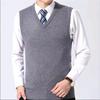 Jual Vest Rajut Pria Korean Style V Neck Atasan Rompi Knit Cowok M-XXL ...