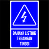 Jual sign rambu k3,listrik tegangan tinggi - Biru - Jakarta Barat ...